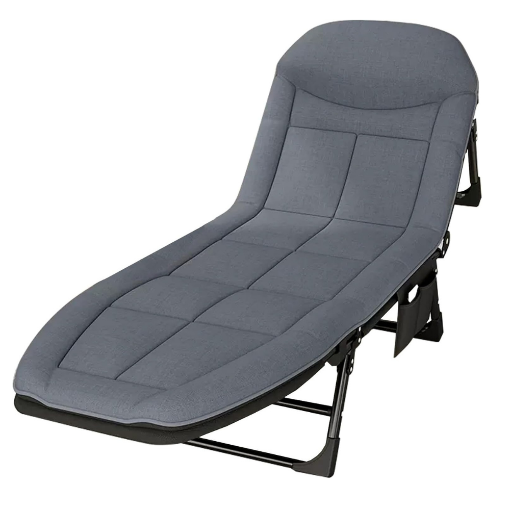 Catre De Campaña Silla Cama De Camping Plegable Portatil — Telotenemos